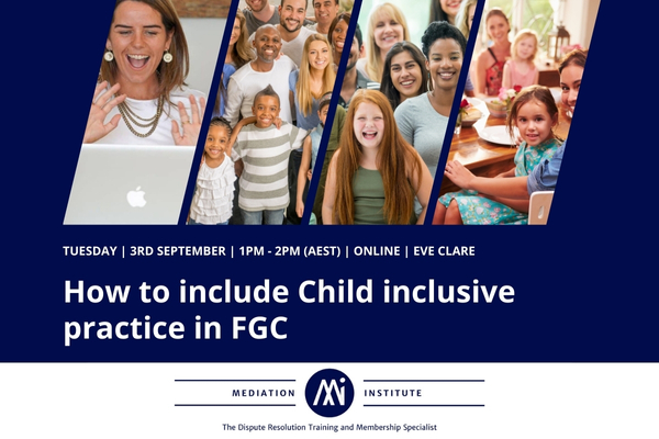 How to include Child inclusive practice in FGC